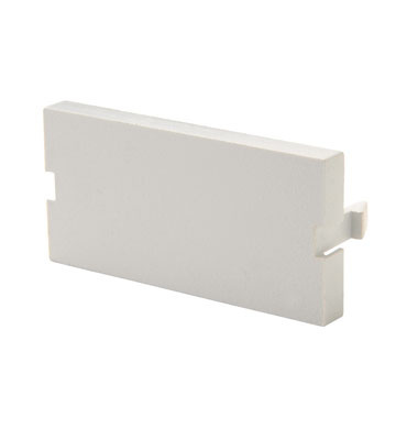Series II Blank Module, 1U, Cloud White