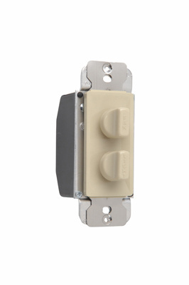 Rotary Dual Fan Speed/Dimmer Control, Ivory | Fan Speed Controls ...