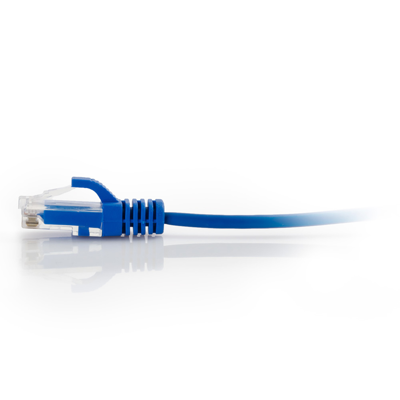 Q-Series Patch Cords, Cat6A, Reduced Diameter, Blue 1ft