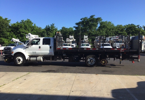 Crew Cab Hi-Rail Scissor Lift Rental - Custom Truck One Source