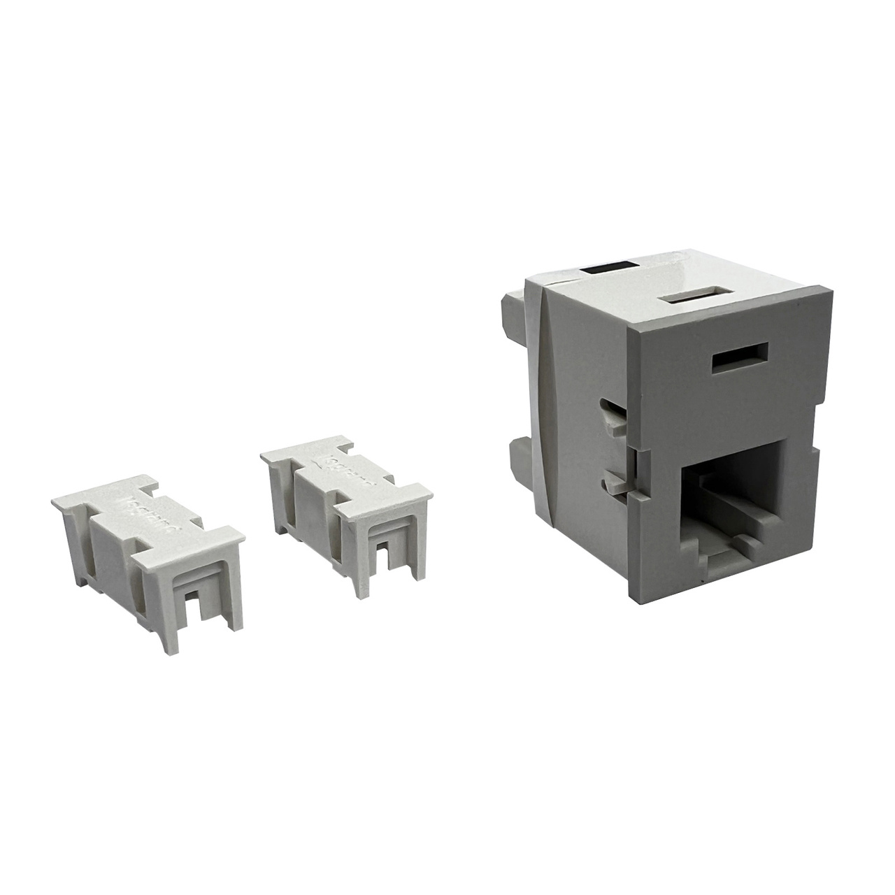 TracJack USOC six-position RJ25C, light Gray | Jacks and Modules ...