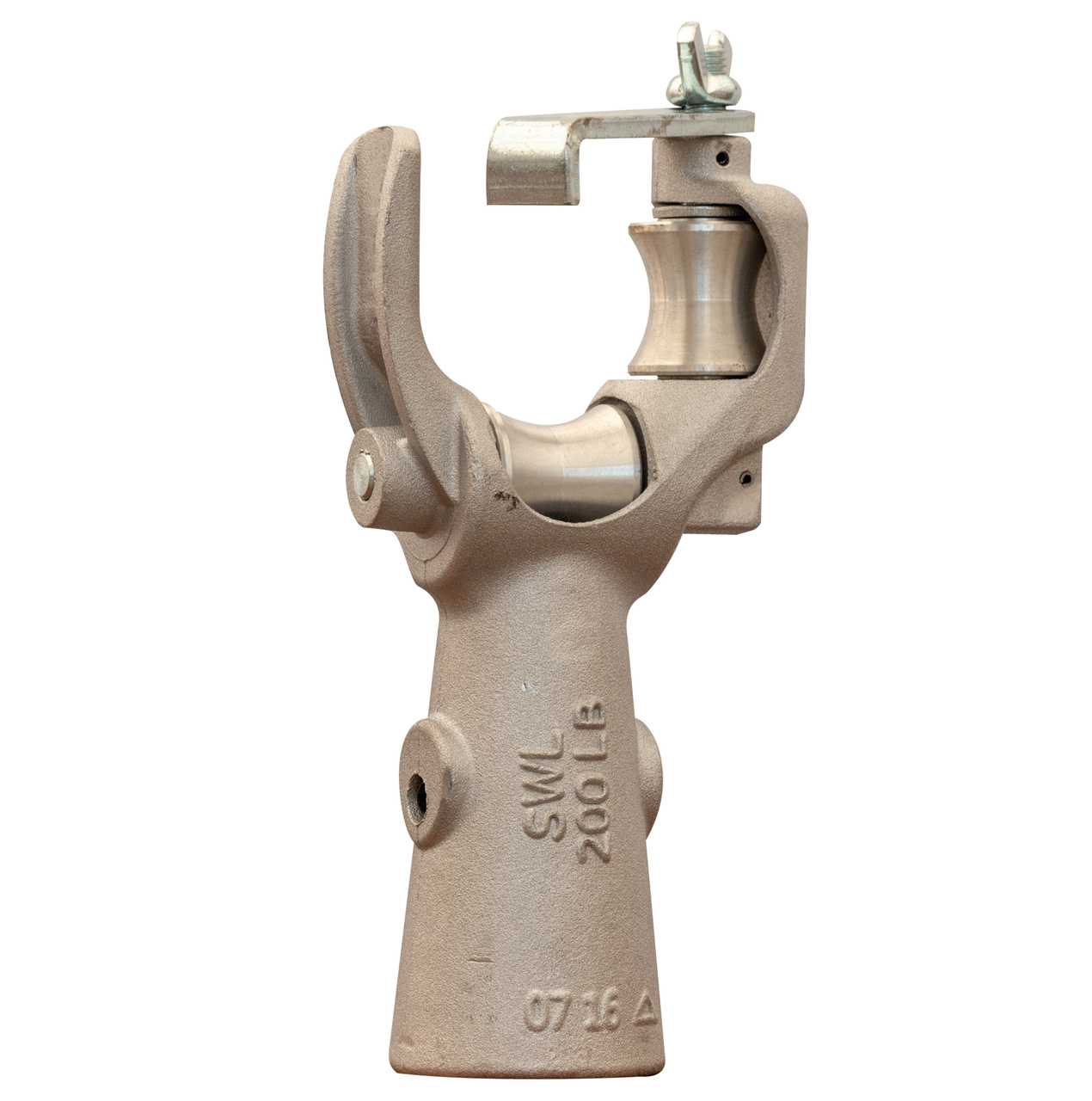 CTOS Pole Top Bracket 2x Aluminum Roller, SWL 200 lbs