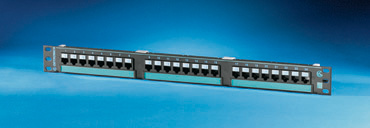 Clarity 6 24-port Category 6 patch panel - eight-port modules - 19 in x ...