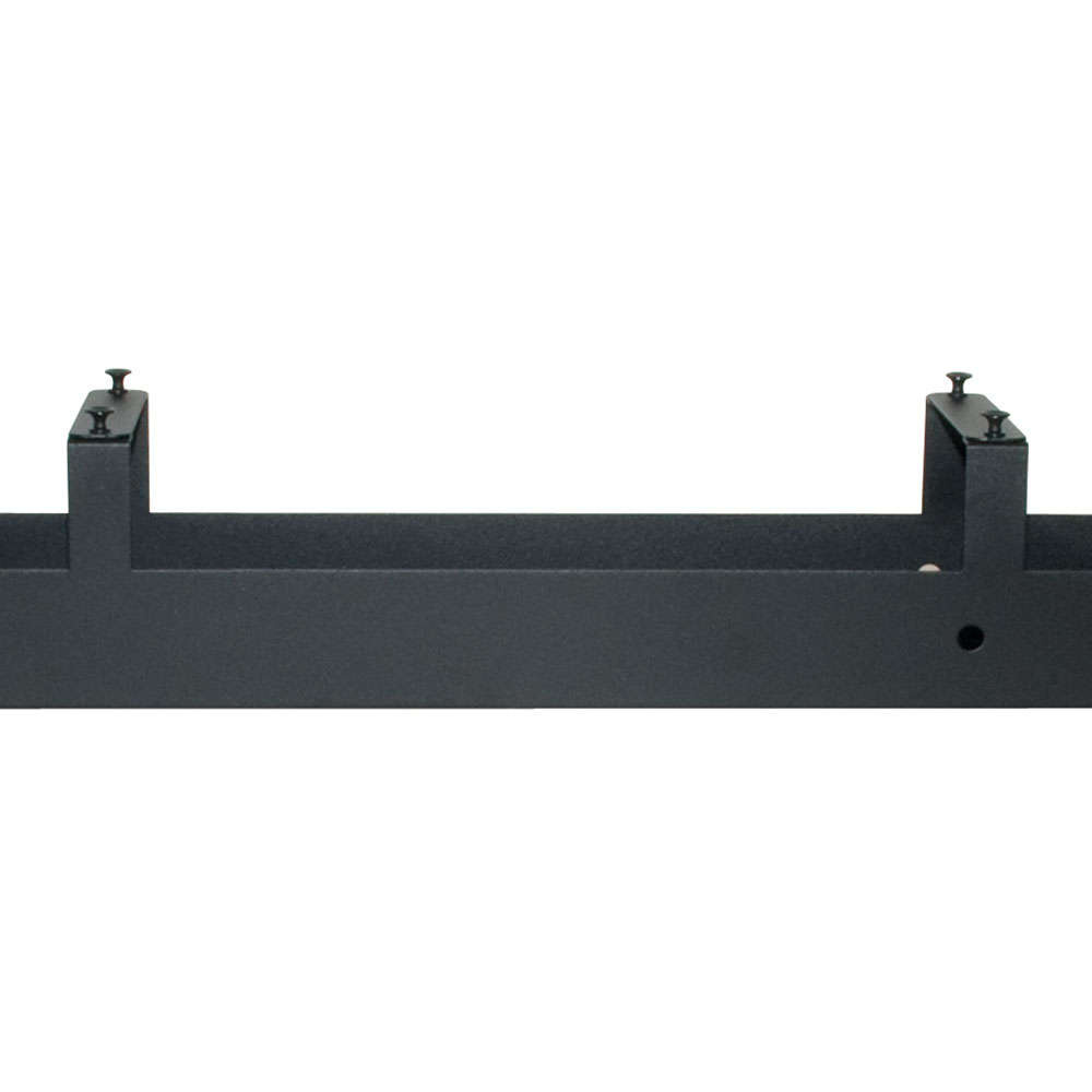 APW 69in Vertical Cable Raceway for Relay Rack - Black