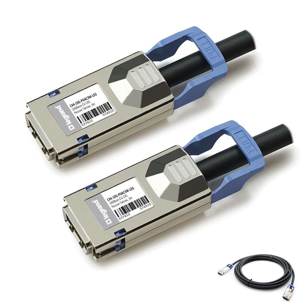 MSA Compliant 10GBase-CU CX4 to CX4 Direct Attach Cable (Passive Twinax ...