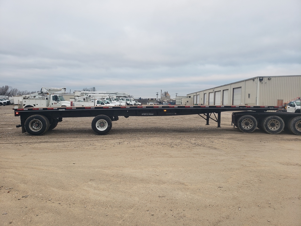 55,000 lbs Flatbed Trailer Rental - Custom Truck One Source