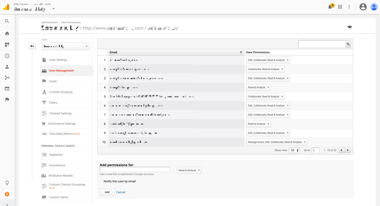 Google Analytics - How to give CDP access to your account? — Acquia ...