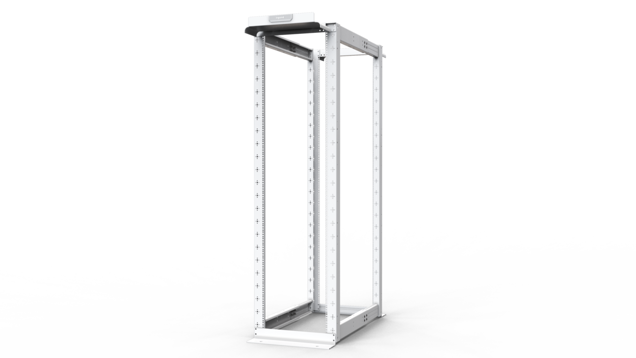 Mighty Mo 20 Dual Adjustable Base 4-Post Rack, 45 RU (7 FT), Adjustable ...