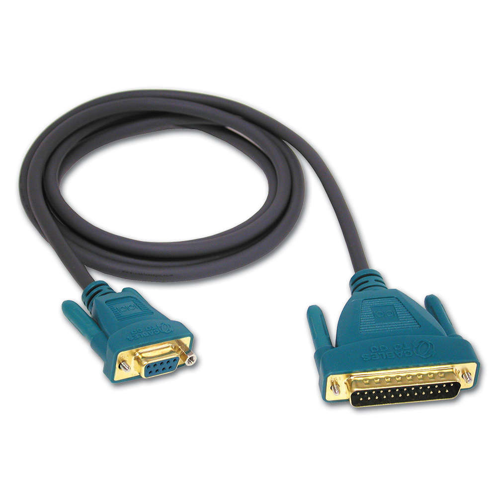 6ft (1.8m) Ultima™ DB9F to DB25M Serial RS232 Modem Cable