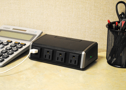 Desktop Power Center with Surge | On-Surface Furniture Power ...