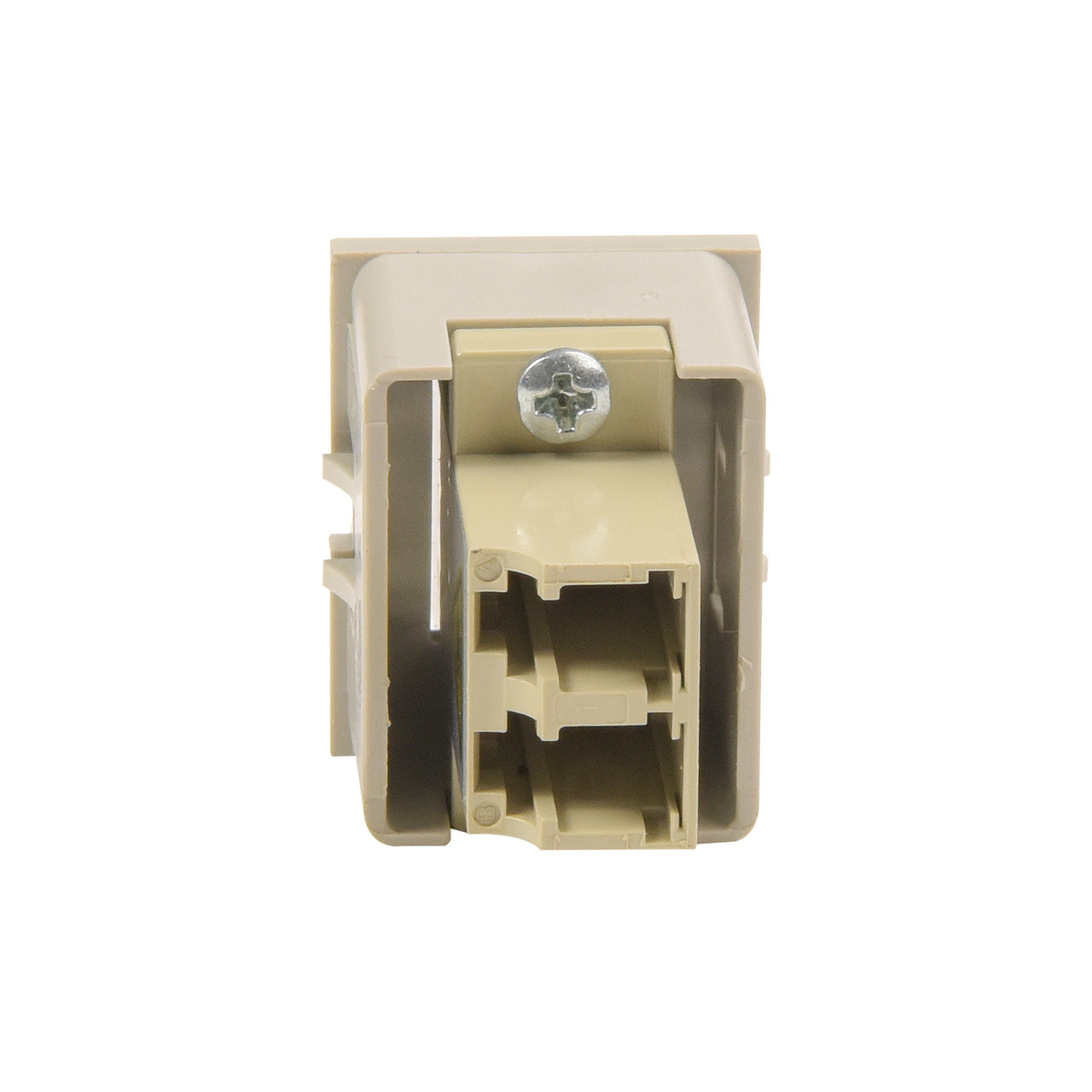 TracJack Module, LC Duplex, Multimode, Beige Adapter, Light Gray ...