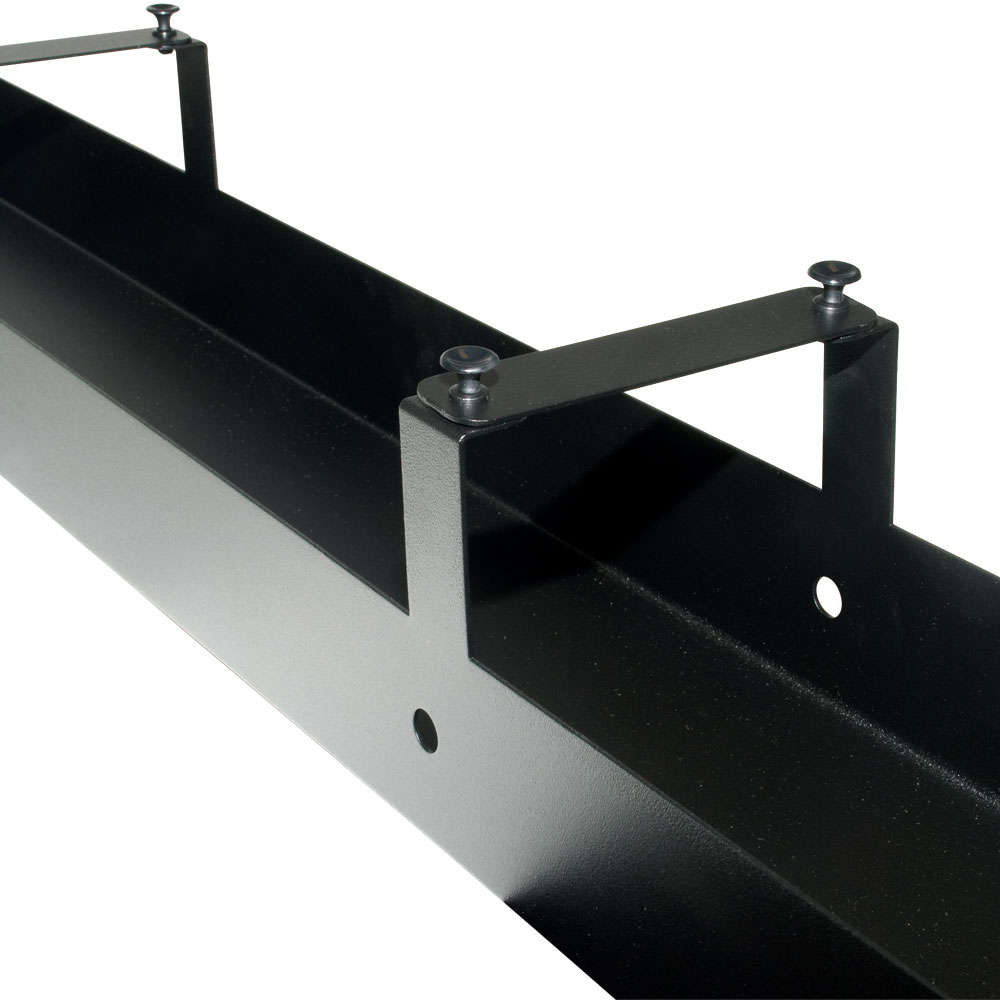 APW 69in Vertical Cable Raceway for Relay Rack - Black