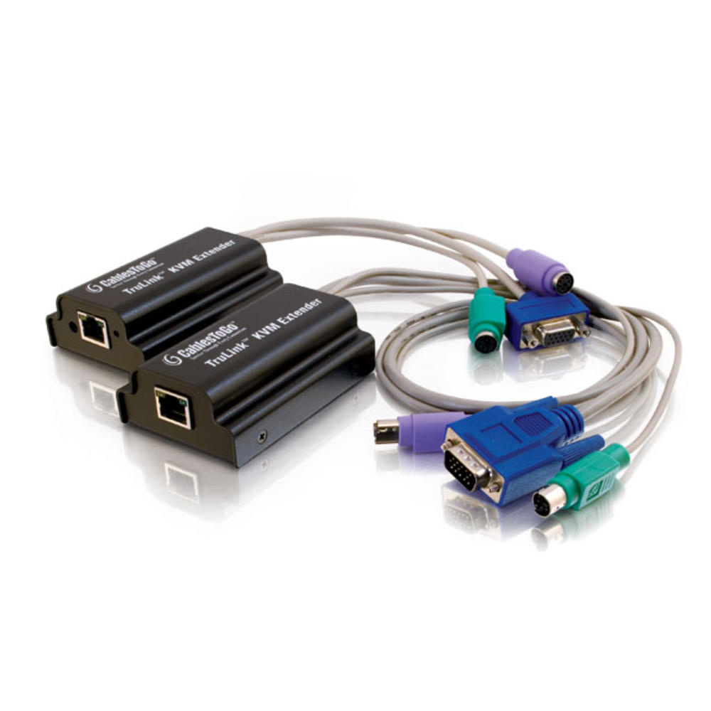 TruLink® VGA + PS/2 KVM over Cat5 Extender | VGA Devices | VGA | Switches, Splitters & Extenders