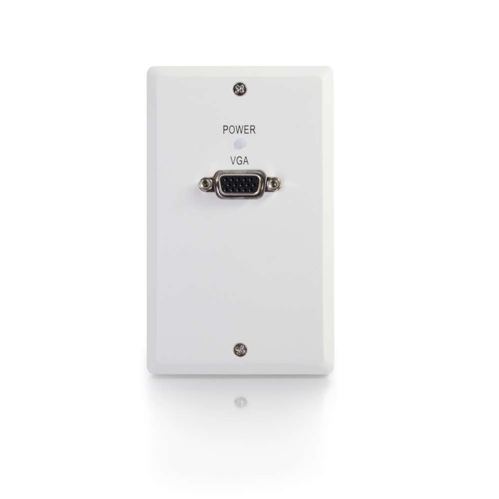 TruLink® VGA over Cat5 Extender Single Gang Wall Plate Transmitter ...