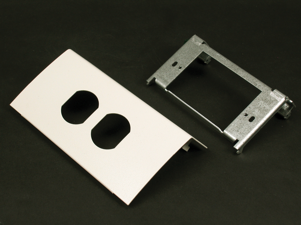 DS4000 Single Channel Duplex Device Plate Fitting | Steel | Raceway and ...