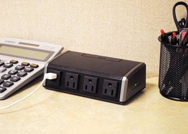 Desktop Power Center with Surge | On-Surface Furniture Power ...