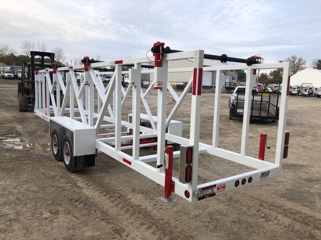 4 Reel 15,200 lbs Trailer Rental - Custom Truck One Source