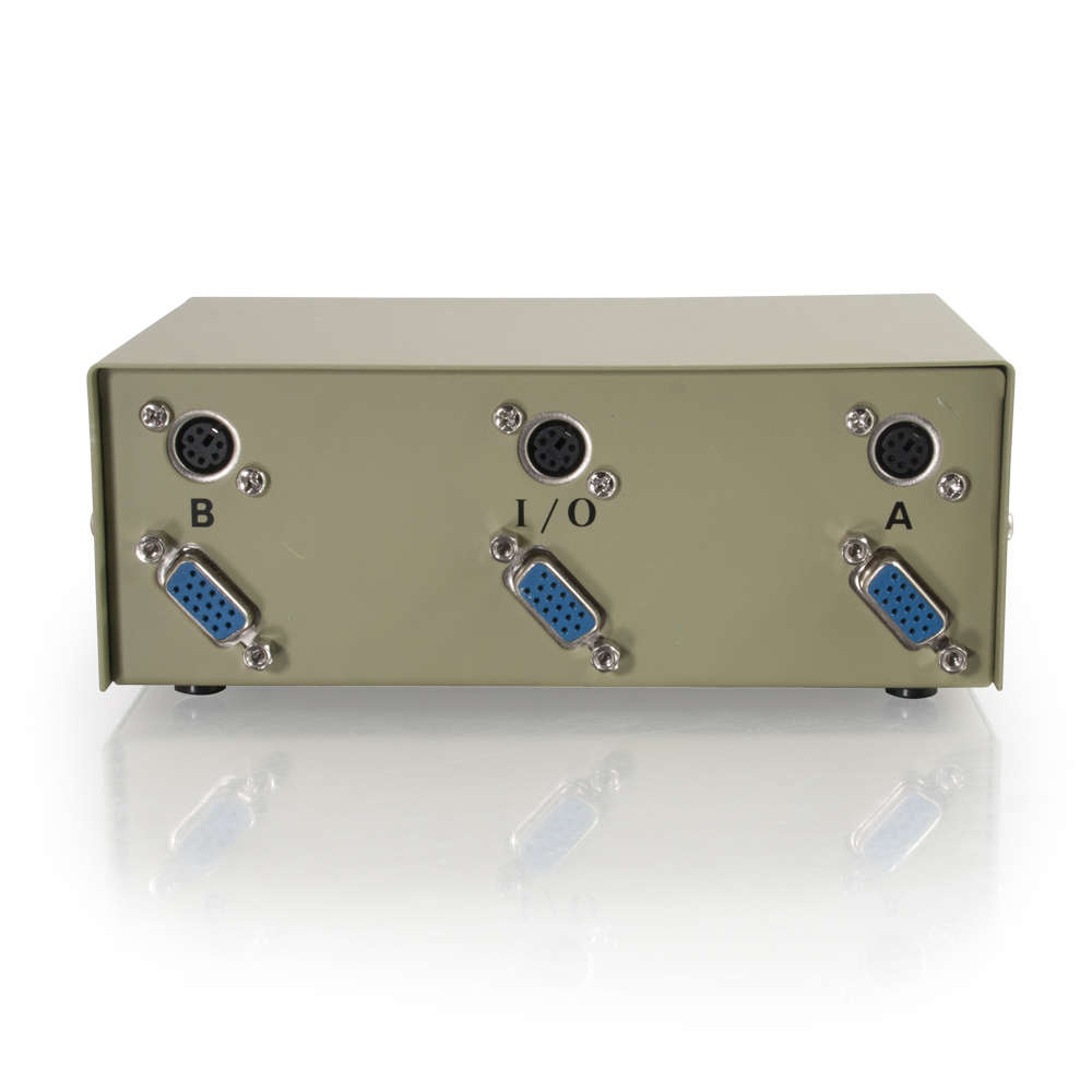 2-Port HD15 VGA with PS/2 Manual Switch Box | VGA Devices | VGA ...