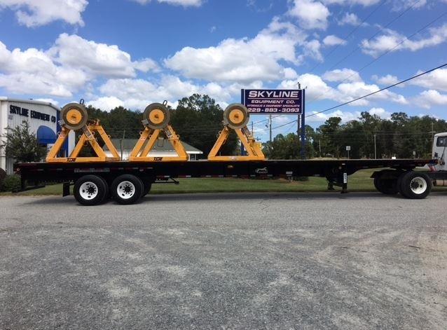 3 Reel 30,000 lbs Trailer Rental - Custom Truck One Source