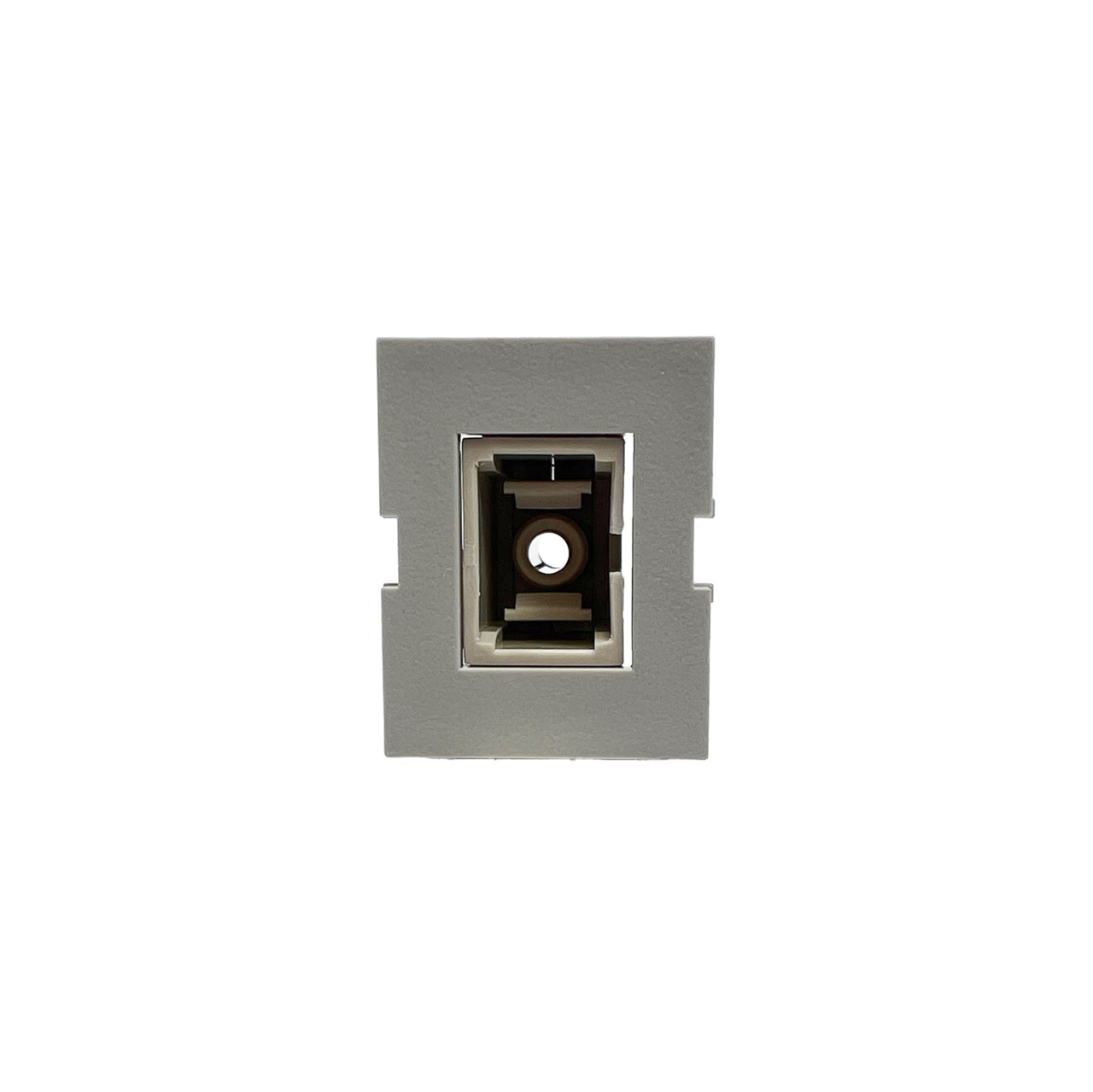 TracJack Module, 1-SC Simplex Multimode, Beige Adapter, Light Gray ...