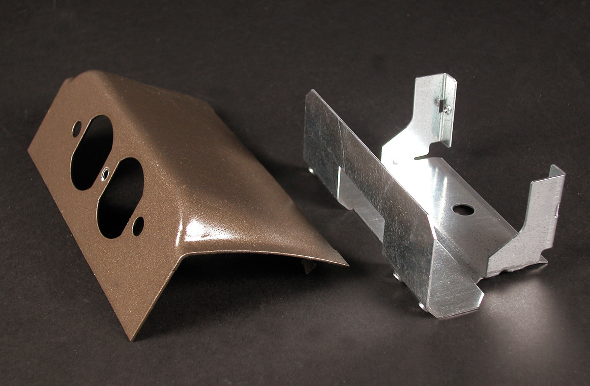 DS4000 Downward Duplex Device Plate Fitting | Steel | Raceway and Cord ...