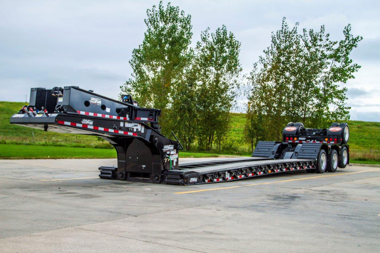 60 tons Lowboy Trailer Rental - Custom Truck One Source