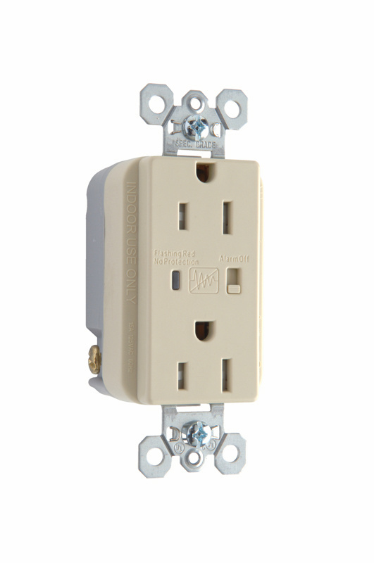 Tamper-Resistant Extra Heavy Duty Surge Protective Duplex Receptacle ...