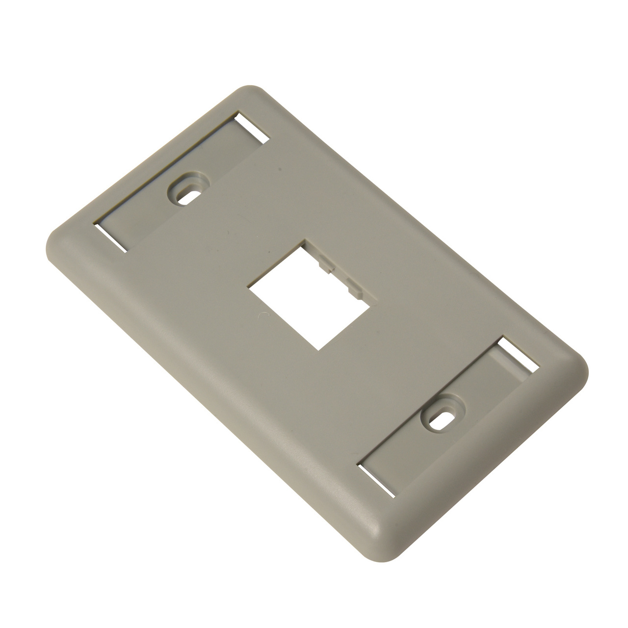 TRACJACK FACEPLATE, ONE-PORT (SINGLE GANG), PLASTIC | Workstation ...