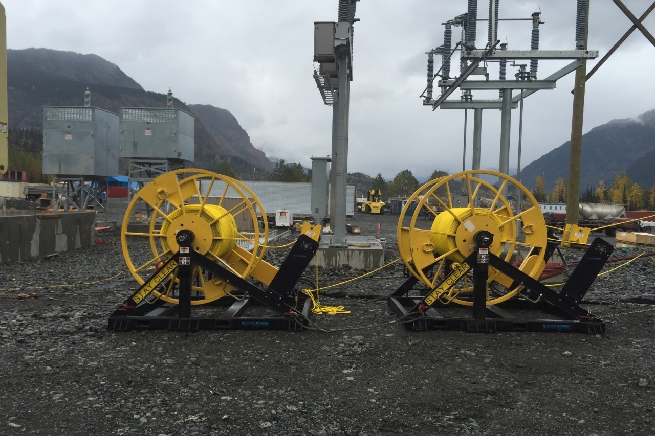 90 in Diameter x 45 in Width Skid Mounted Reel Winder Rental - Custom ...