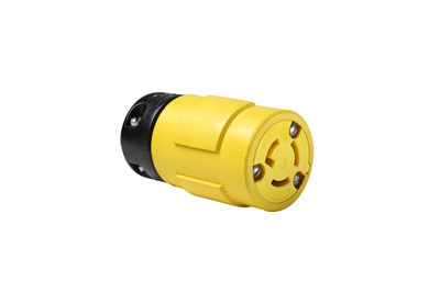 Rubber Locking Connector, Yellow | Turnlok | Plugs and Connectors ...