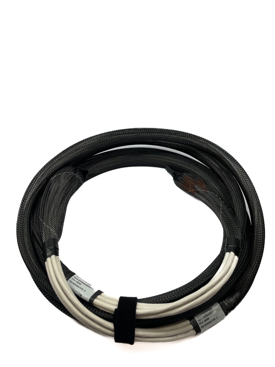 SNAP PRE-TERM, CAT6A, 6 CABLE PLENUM, 60', WHITE, MESH WRAP ASSEMBLY ...