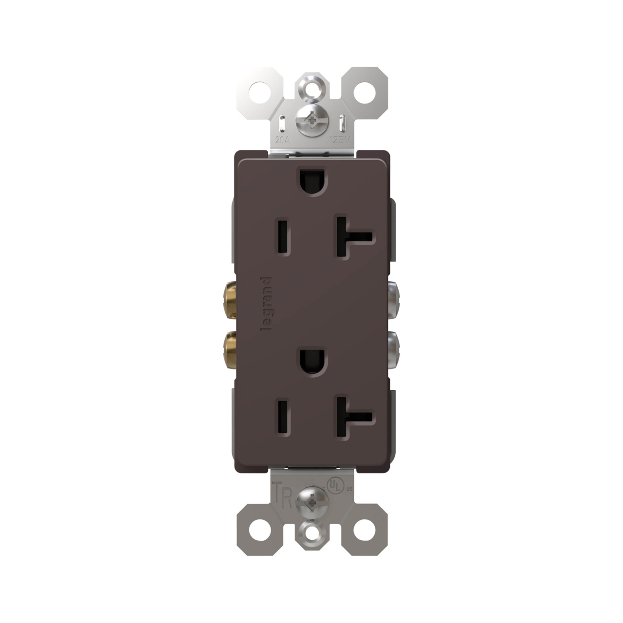 20A 125V radiant Tamper Resistant Self-Grounding Duplex Outlet | Legrand