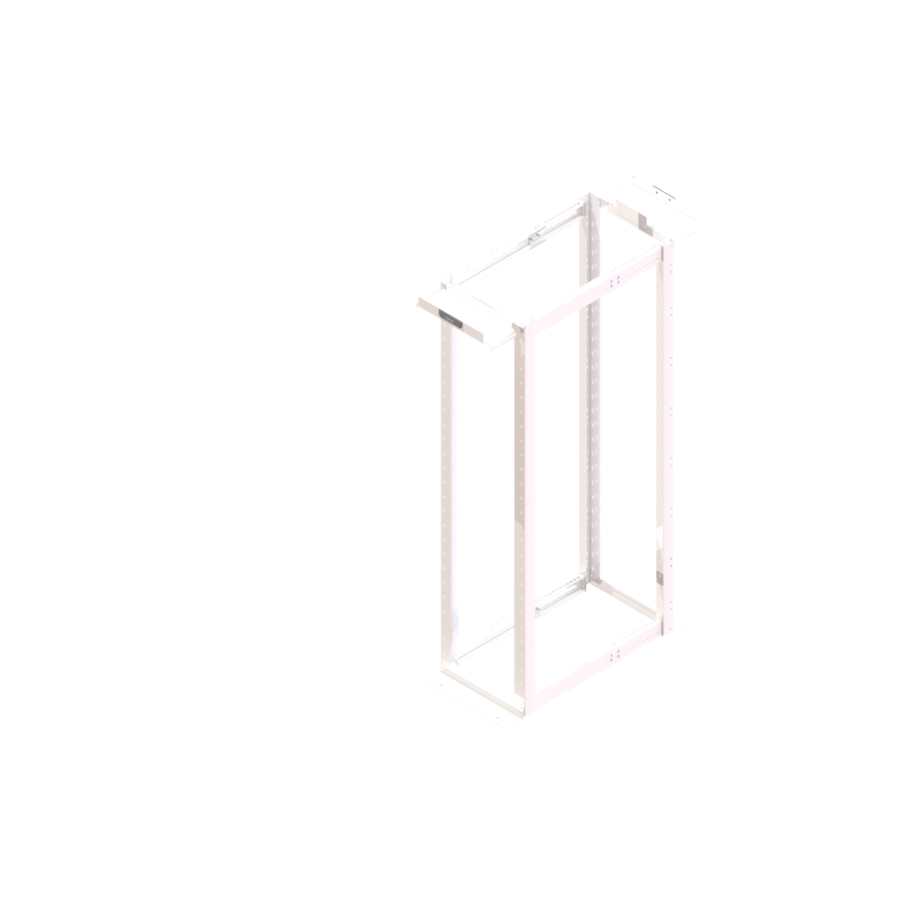 Mighty Mo 20 Dual Adjustable Base 4-Post Rack, 51 RU (8 FT), Adjustable ...