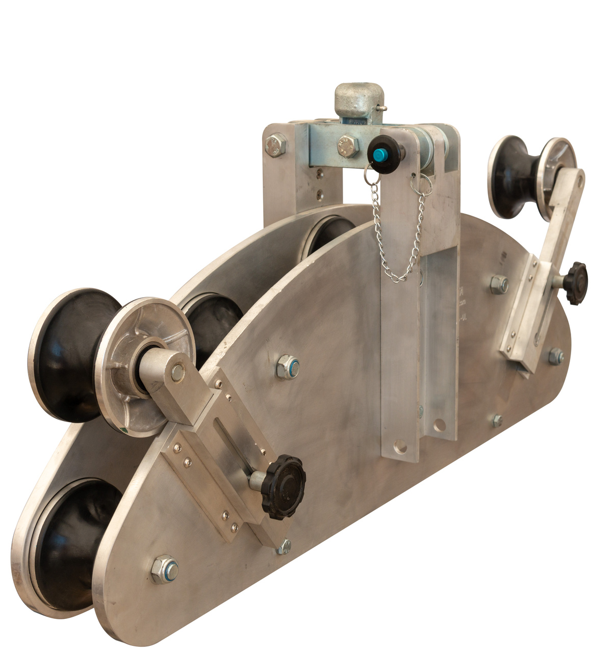 CTOS Radius Block with Five 5" Urethane Sheaves and a SWL 4000 LBS