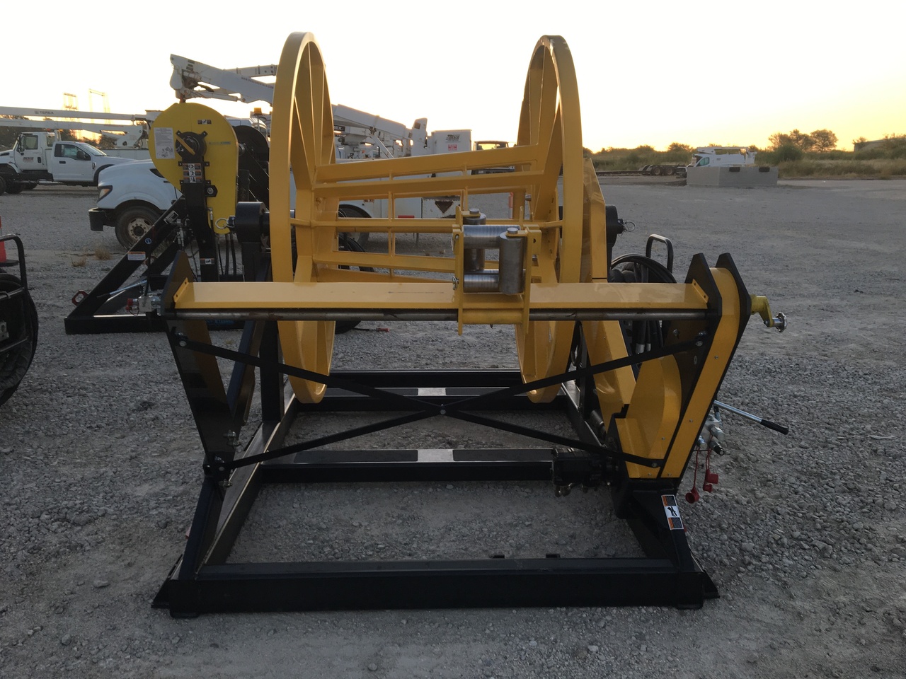 90 in Diameter x 45 in Width Skid Mounted Reel Winder Rental - Custom ...