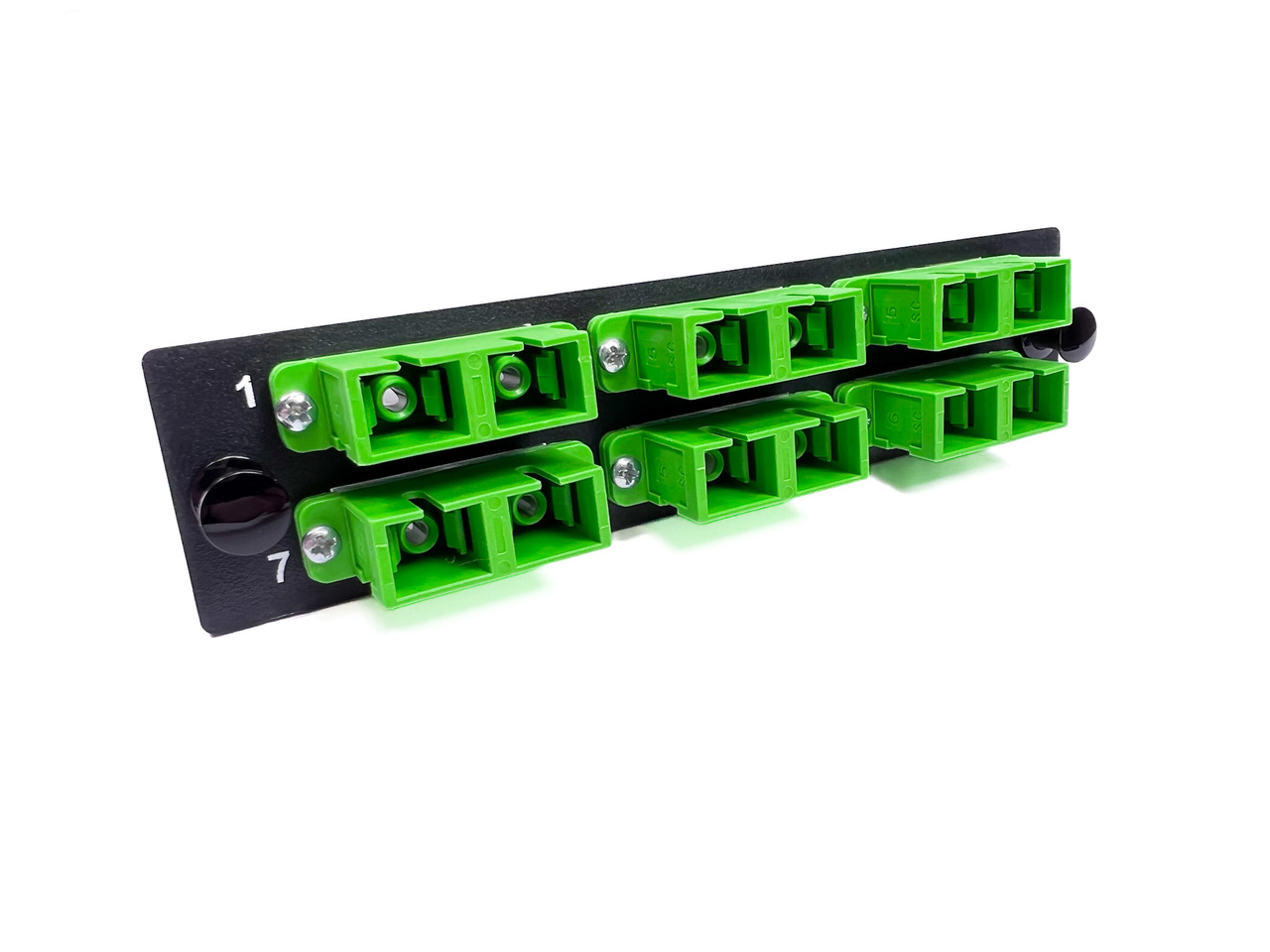 Q-Series, OFP Adapter Panel,6,SC,Duplex, OS2, Green | Fiber Adapter ...