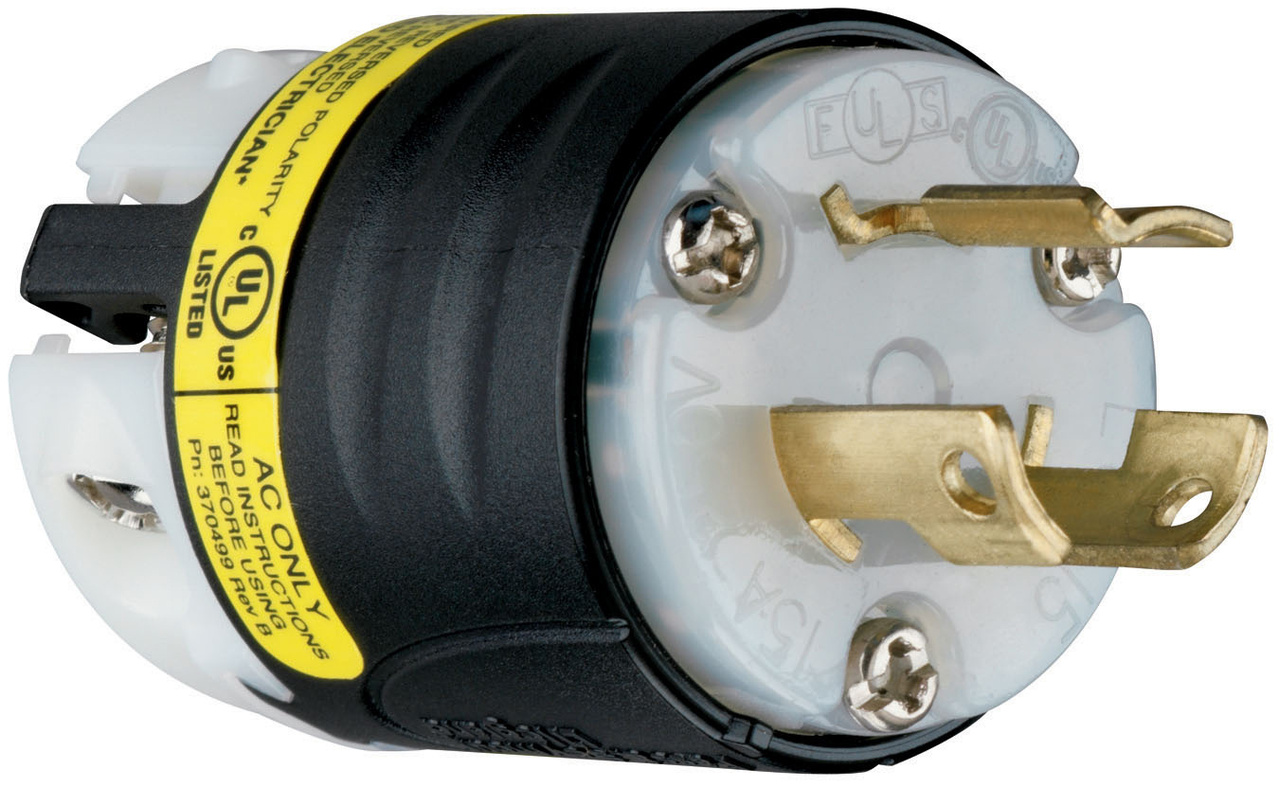 Heavy Duty Ground Continuity Monitoring (GCM) Plug, Black and White ...