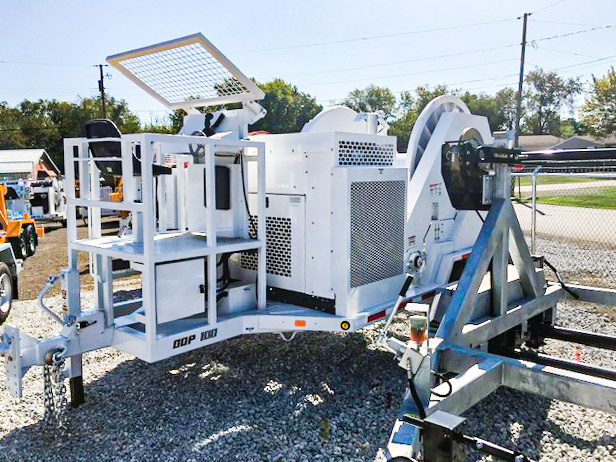 10,000 lbs 20,000 ft of 1 in rope Single Drum Puller Rental - Custom ...