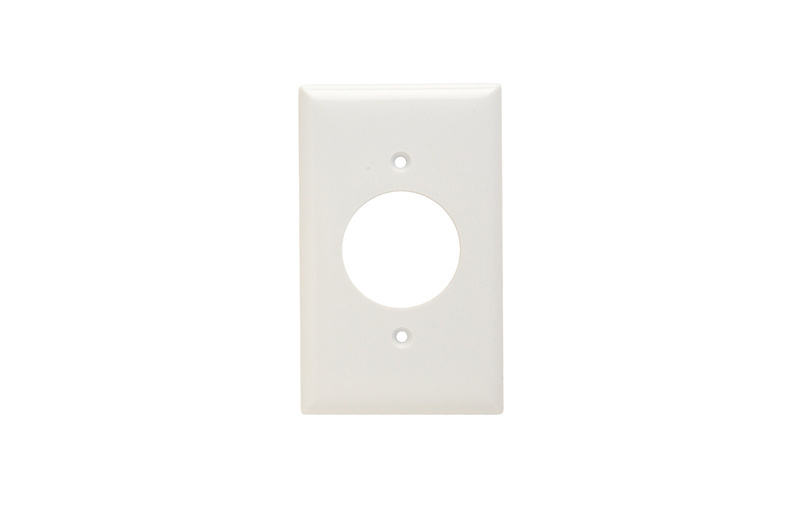 Popout White Wall Power Outlet Single Gang