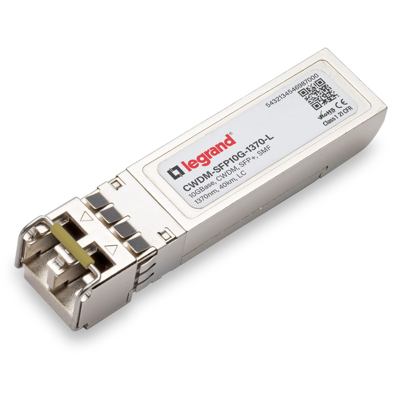 Cisco CWDM-SFP10G-1370 Compatible 10GBase-CWDM SFP+ Transceiver (SMF, 1370nm, 40km, LC Duplex ...