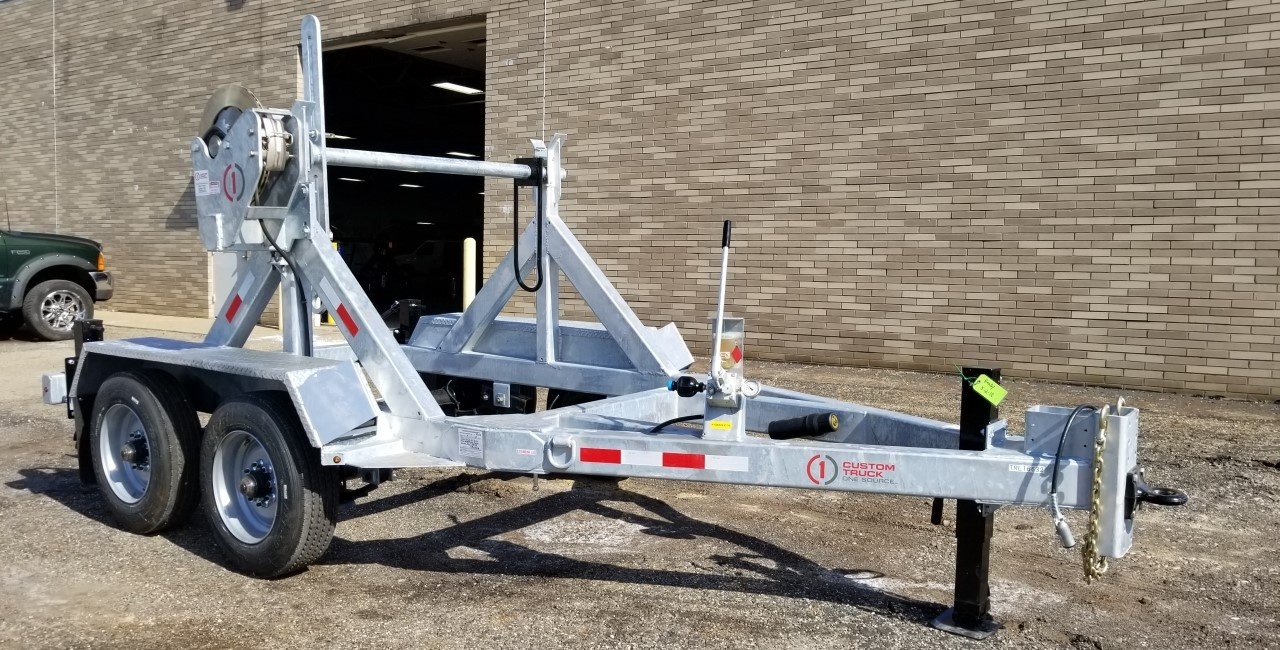1 Reel 12,000 lbs Trailer Rental - Custom Truck One Source