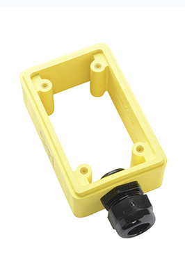 Watertight Deep Yellow Back Box, 1-in NPT Opening for Single ...