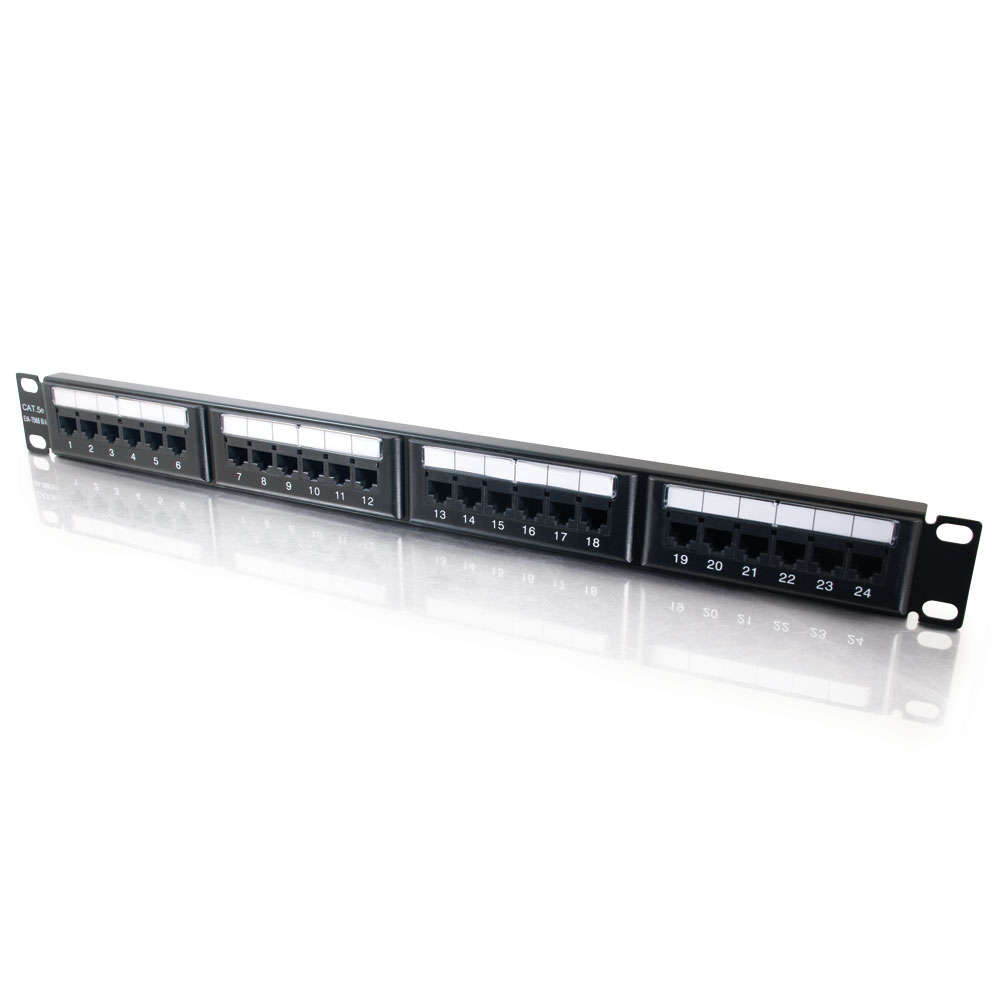 24-Port Cat5E 110-Type Patch Panel