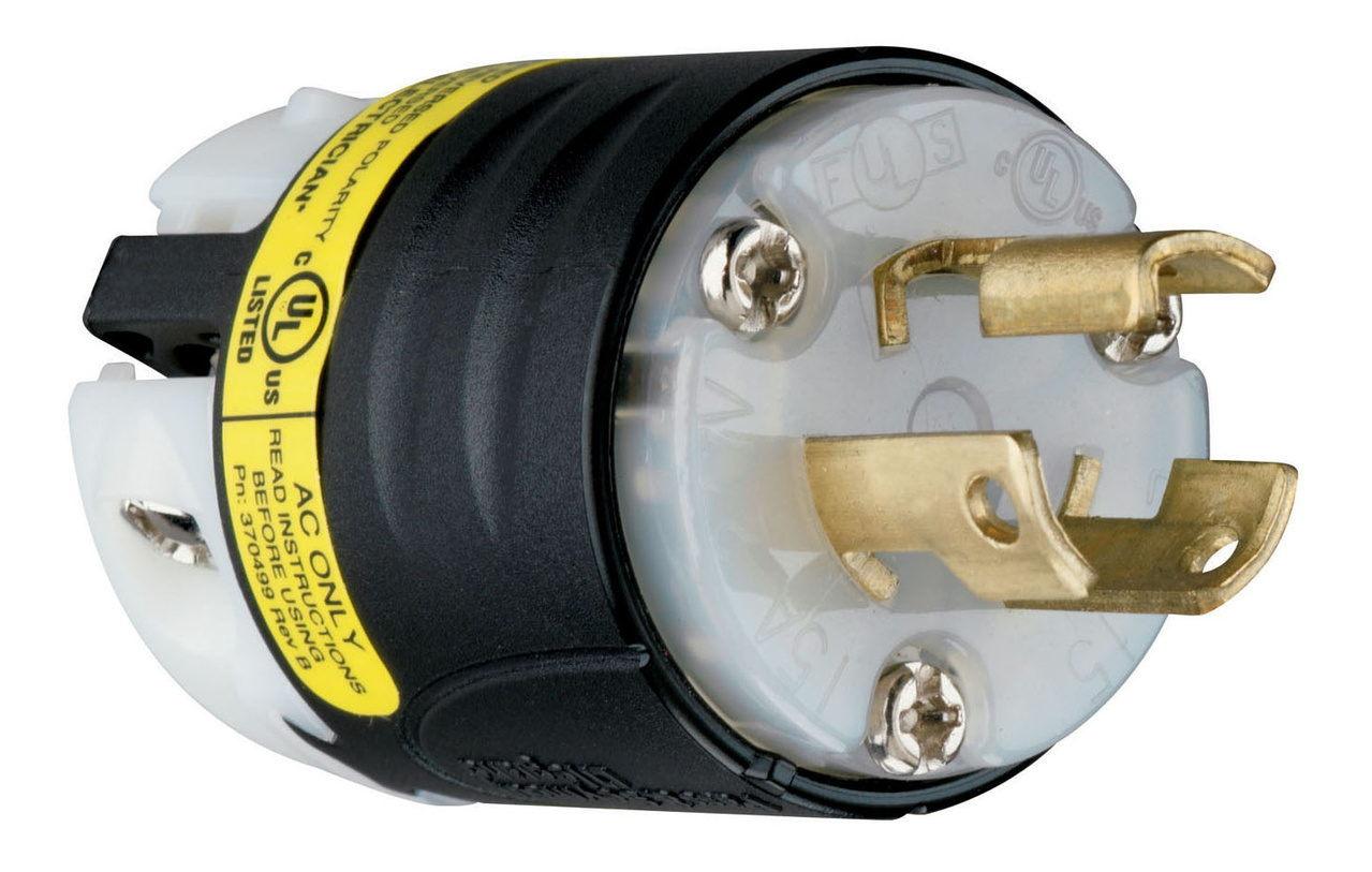 Heavy Duty Ground Continuity Monitoring (GCM) Plug, Black and White ...