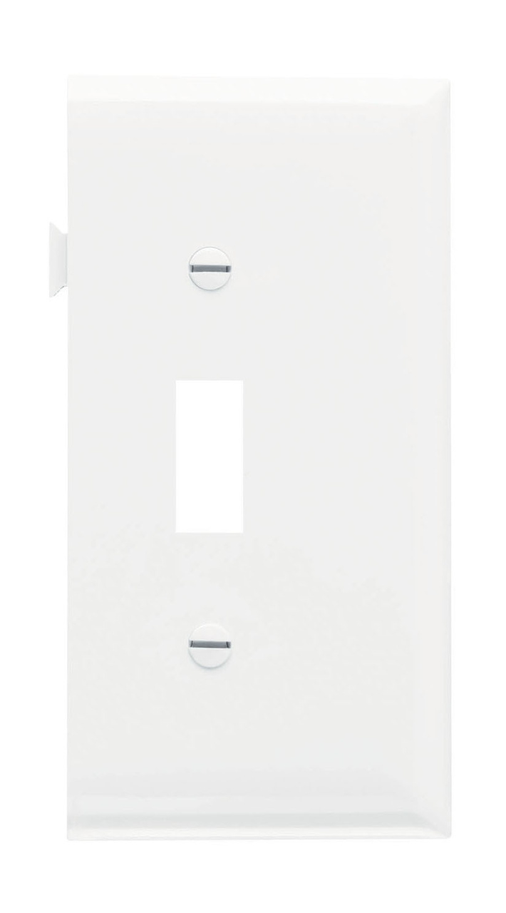 Discontinued - Sectional, Toggle Switch Openings, End Sections, White