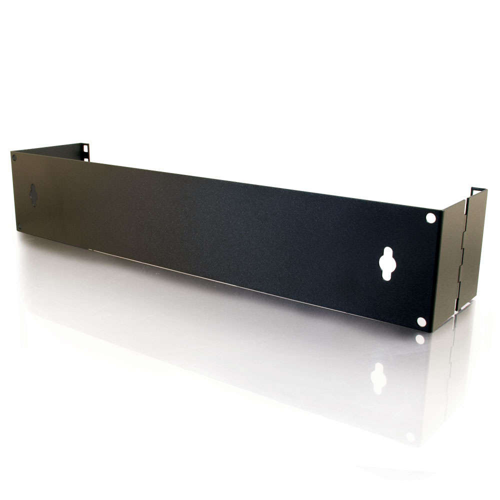 APW Mini-Max 4u (7in) Wallmount Patch Panel Bracket (6in deep) - Black ...