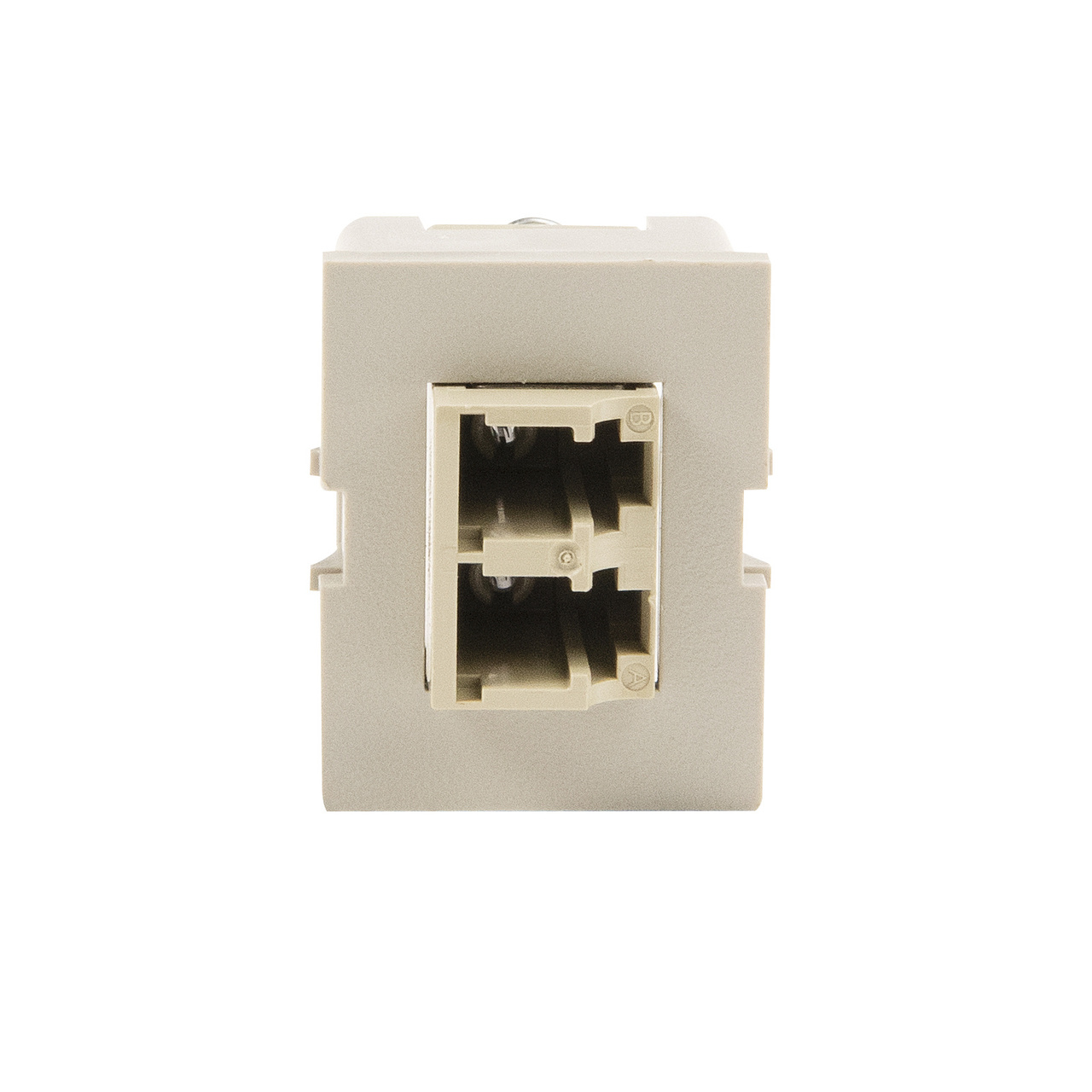 TracJack Module, LC Duplex, Multimode, Beige Adapter, Light Gray ...