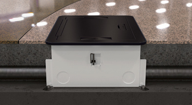 Evolution™ Series Furniture Feed Floor Box | Raised Floor Boxes | Floor ...