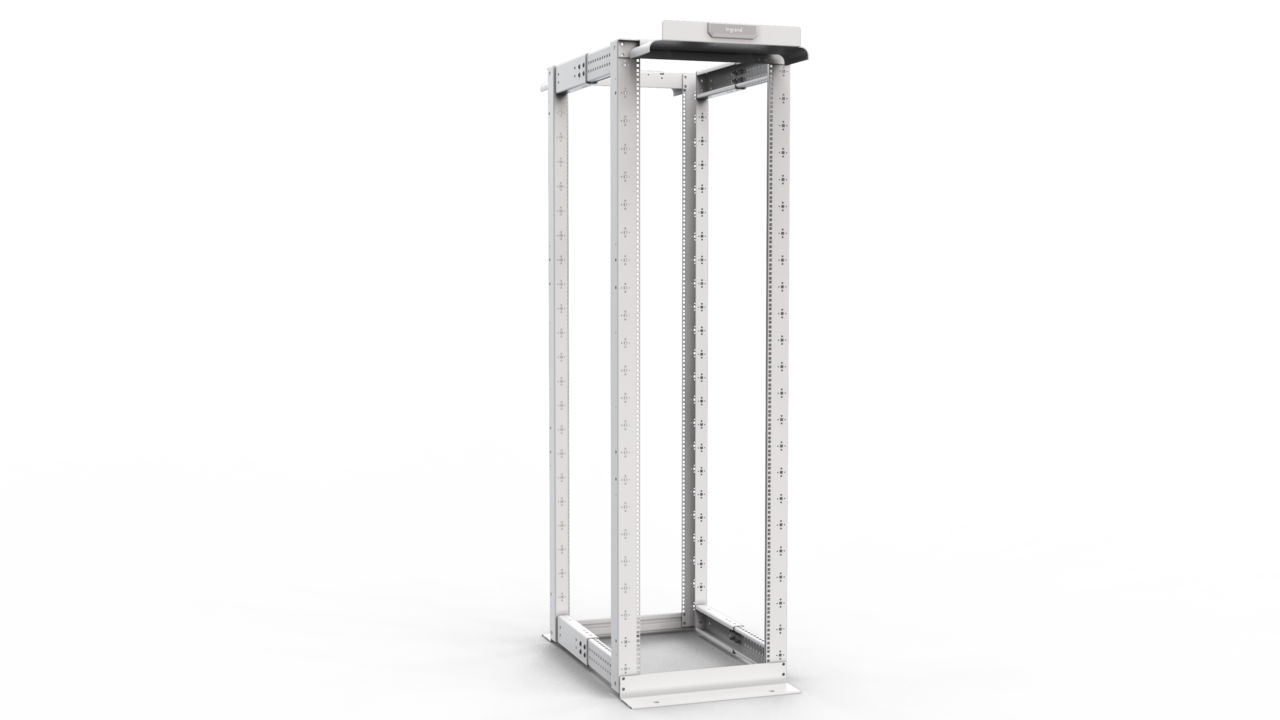 Mighty Mo 20 Dual Adjustable Base 4-Post Rack, 45 RU (7 FT), Adjustable ...