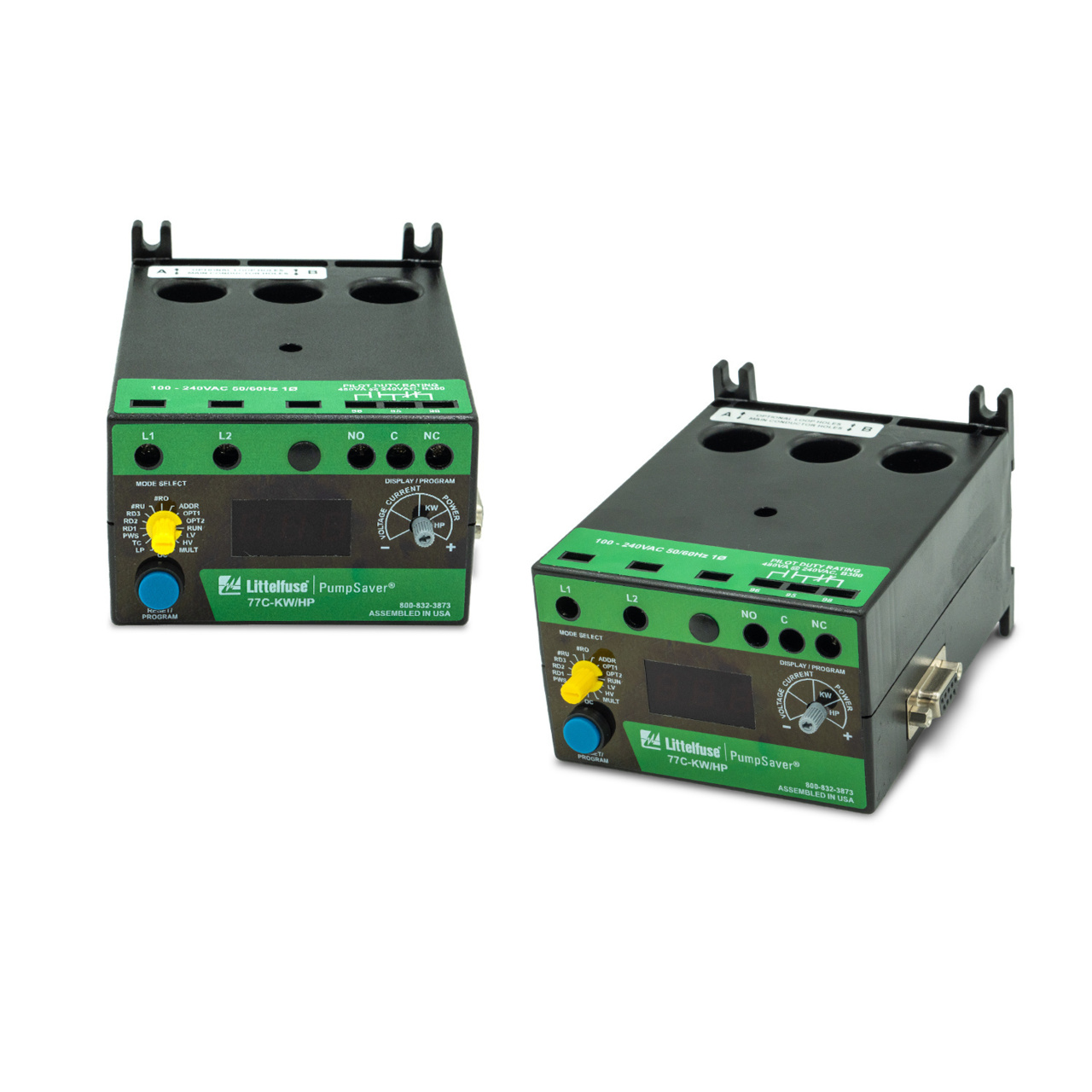 77C-KW Series - Single-Phase Current & Voltage Monitor